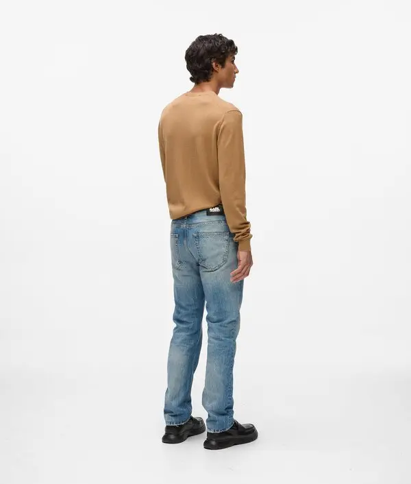 Karl Lagerfeld Straight Fit Denim Jeans