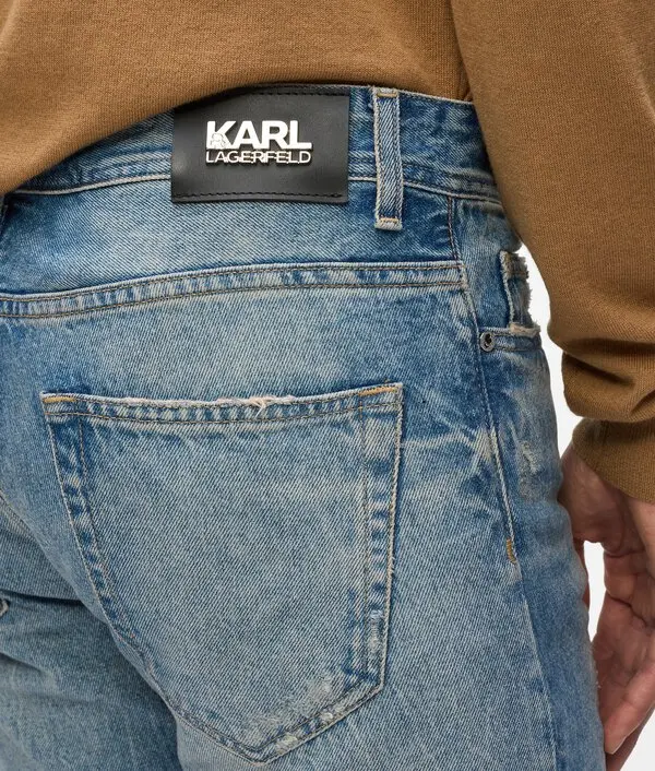 Karl Lagerfeld Straight Fit Denim Jeans
