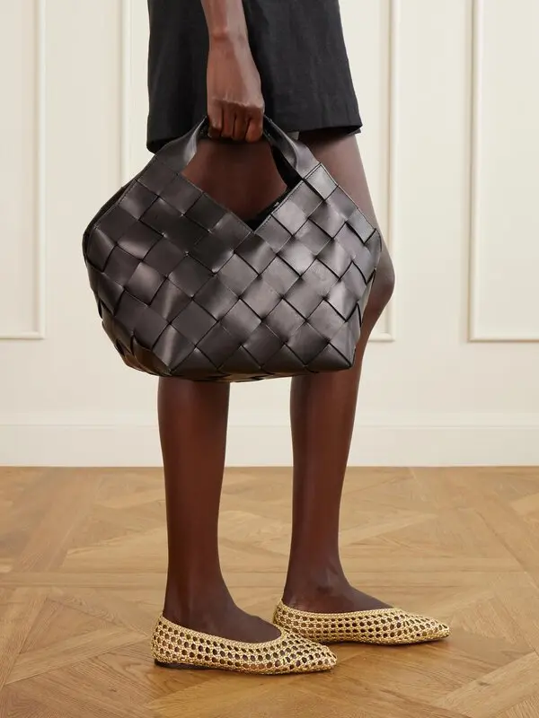 Dragon Diffusion Castello Woven Leather Tote