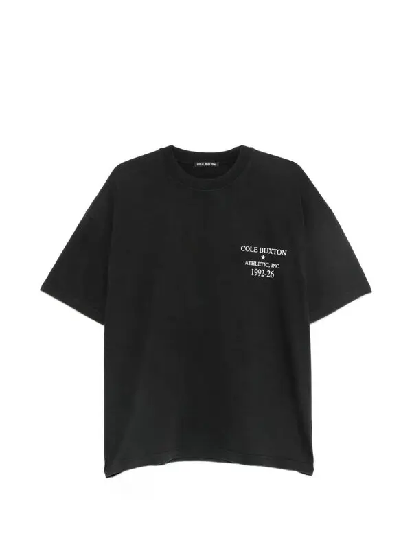 COLE BUXTON Logo-print T-shirt - Black