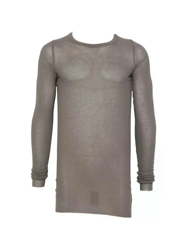 Rick Owens Ribbed-knit Long-sleeve T-shirt