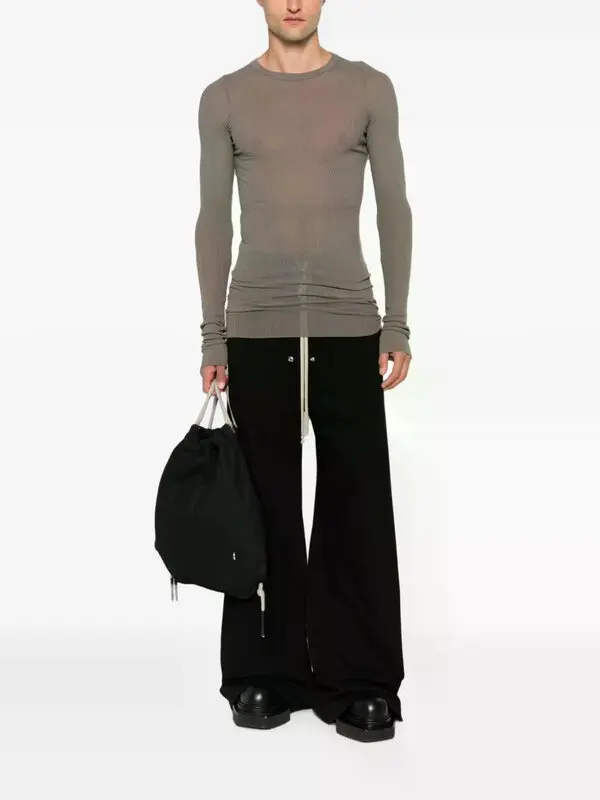 Rick Owens Ribbed-knit Long-sleeve T-shirt