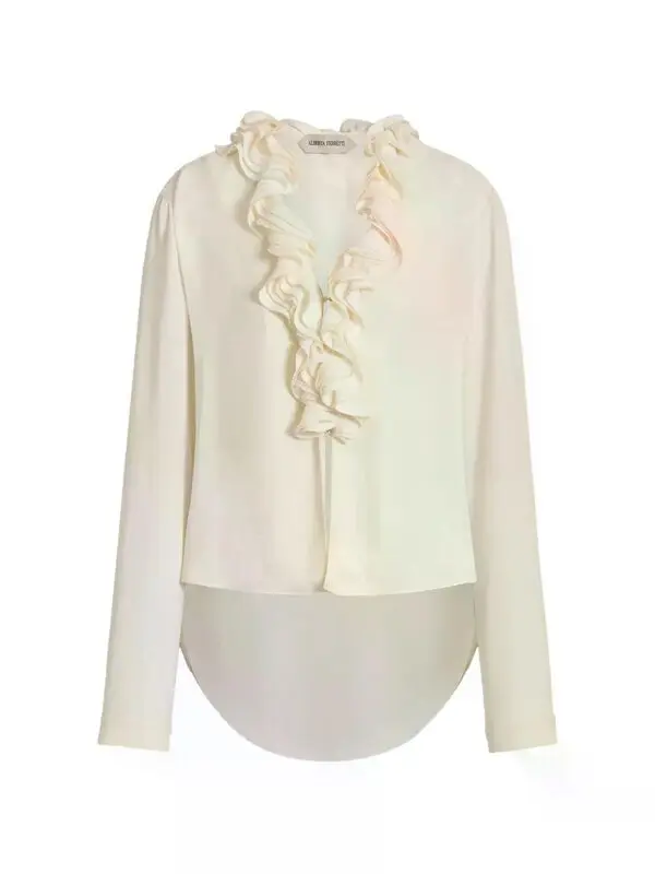 Alberta Ferretti Ruffled Blouse