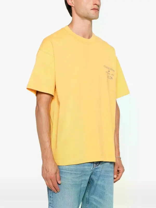 COLE BUXTON Athletic Inc T-shirt - Yellow