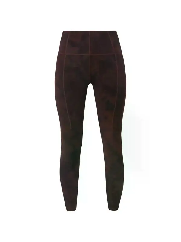 Sweaty Betty Tie-dye Yoga Leggings - Brown