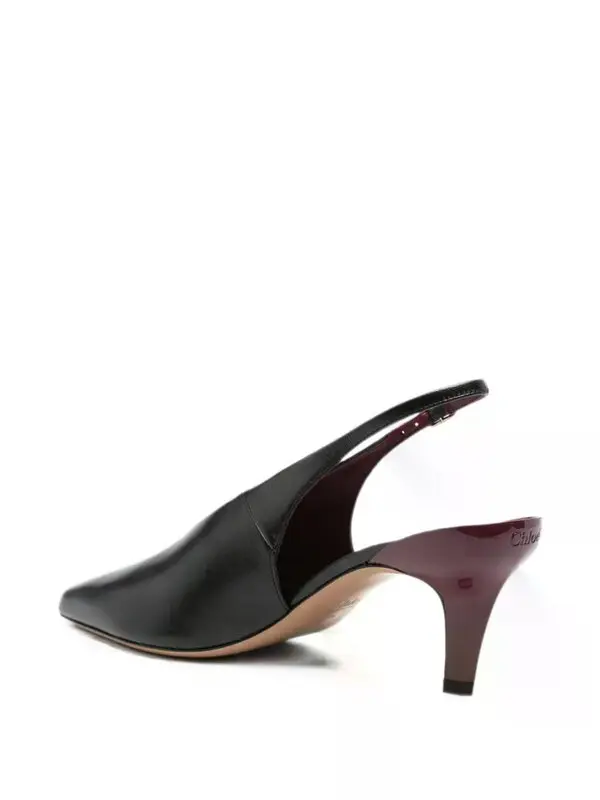 Chloé Slingback Pointed-toe Heeled Pumps
