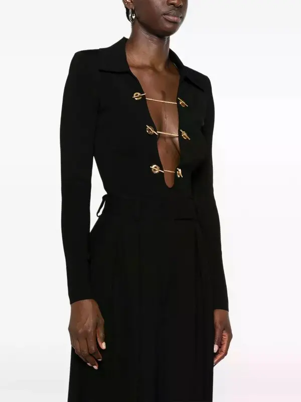 Elisabetta Franchi Bodysuit With Chain Detail