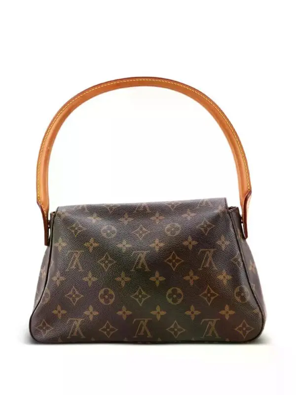 LOUIS VUITTON Monogram Canvas Looping Mini Satchel - Brown