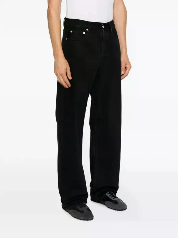 Jacquemus Logo Embroidered Straight Leg Jeans