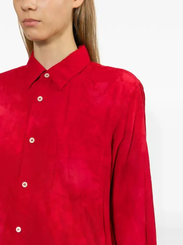 Comme Des Garçons Crease-effect Buttoned Shirt
