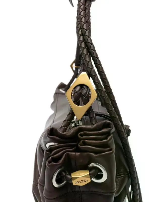 Isabel Marant Étoile Maia Braided-detail Shoulder Bag - Brown