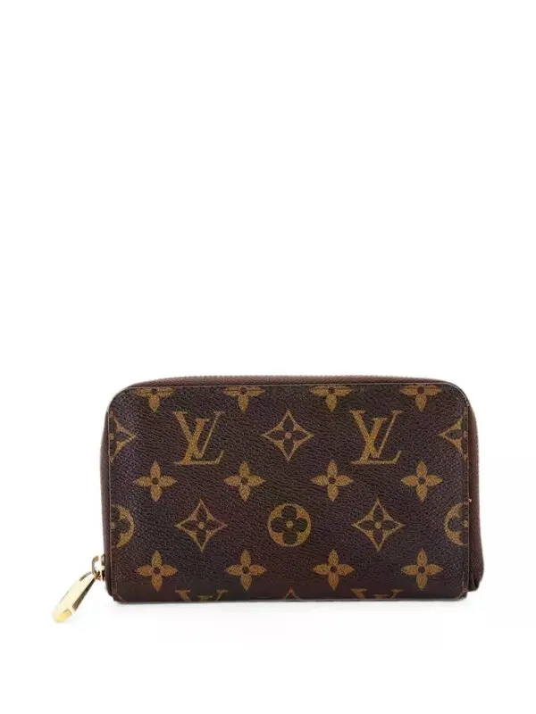 LOUIS VUITTON Zippy Compact Wallet Monogram Canvas Small Wallets