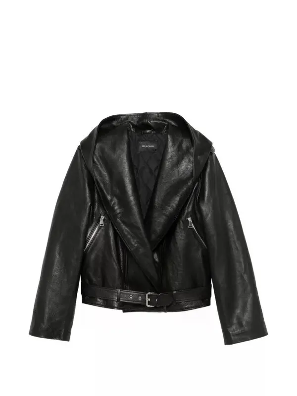 MANOKHI Irina Belted Hooded Jacket