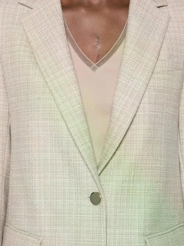 Fabiana Filippi Checked-pattern Single-breasted Blazer