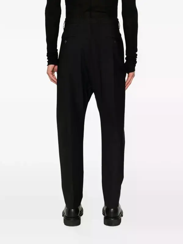 Rick Owens Astaires Pressed-crease Straight-leg Trousers