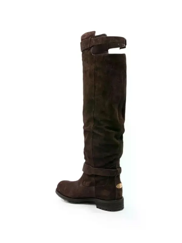 JIMMY CHOO Biker Kb Buckle-strap Boots