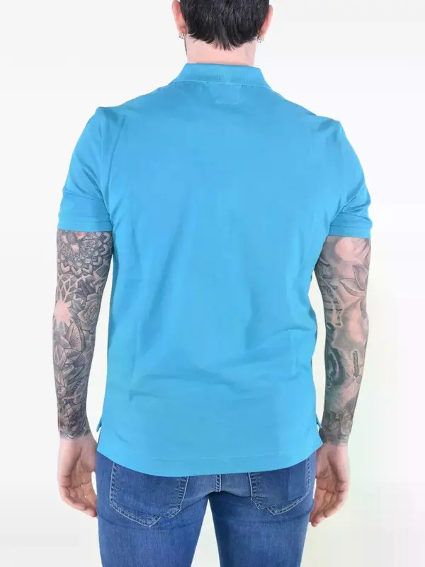 C.P. COMPANY Logo-patch Polo Shirt
