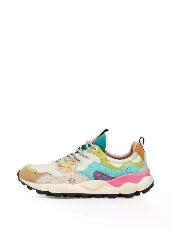 FLOWER MOUNTAIN Yamano 3 Suede-panel Sneakers