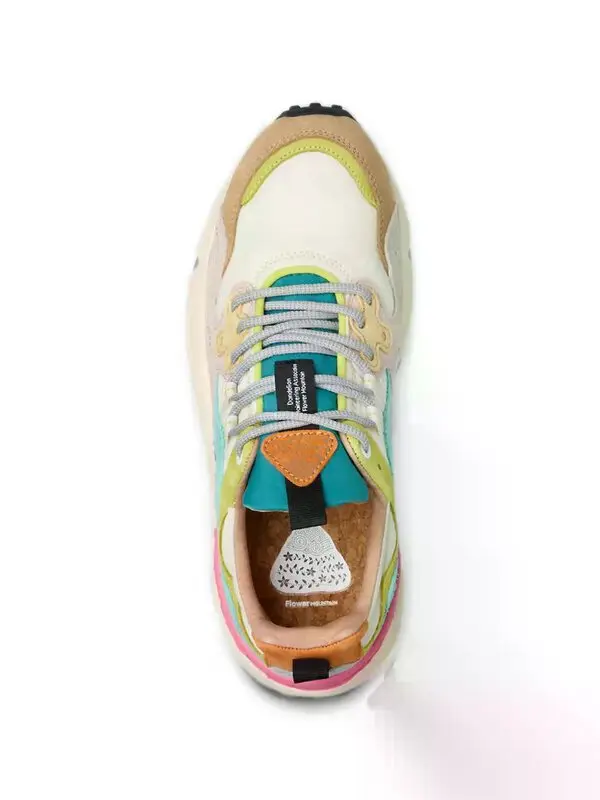 FLOWER MOUNTAIN Yamano 3 Suede-panel Sneakers