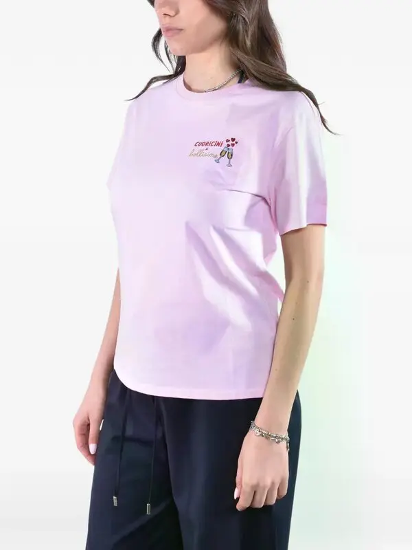 MC2 SAINT BARTH Embroidered Cotton T-shirt