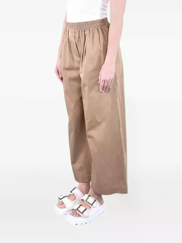 Max Mara Cropped Pleated Trousers