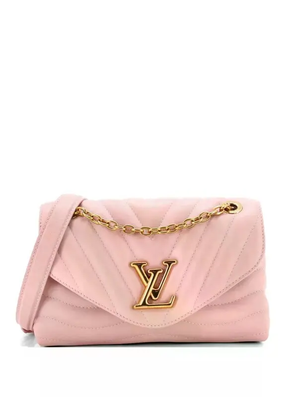 LOUIS VUITTON New Wave Chain Bag Nm Quilted Leather Mm Crossbody Bag - Pink