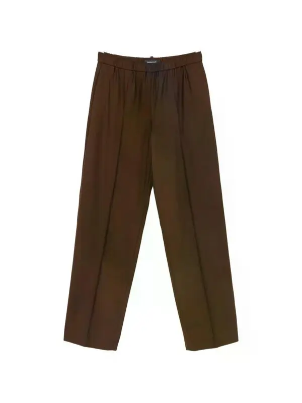 Fabiana Filippi Elasticated-waist Pressed-crease Trousers