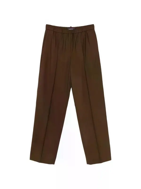 Fabiana Filippi Pressed Crease Trousers - Brown