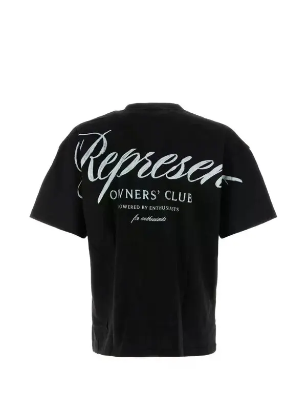 REPRESENT Owners' Club Script-logo T-shirt