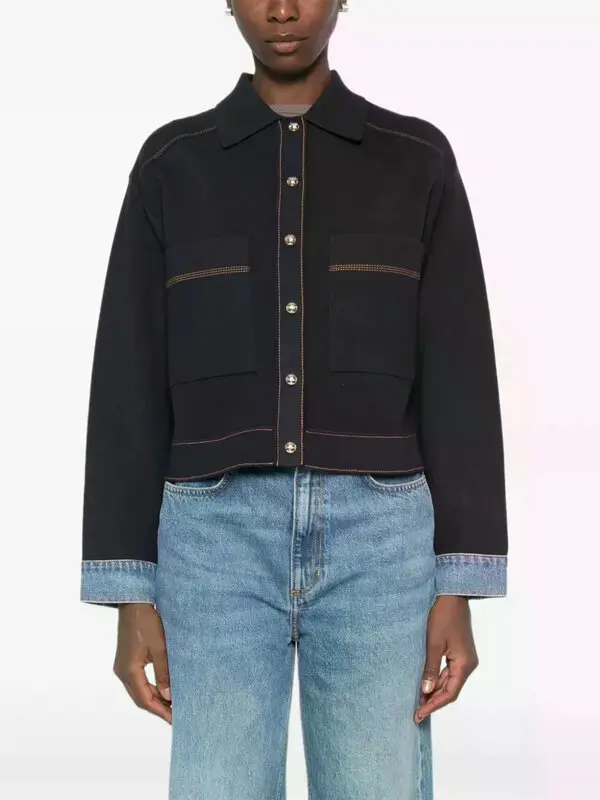 Sandro Long-sleeve Buttoned Cardigan