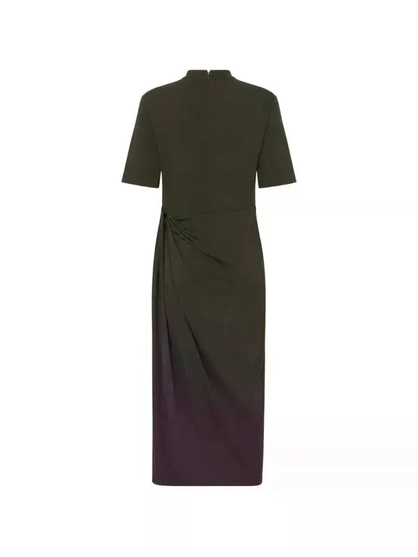 ROTATE BY BIRGER CHRISTENSEN Draped Midi Dress