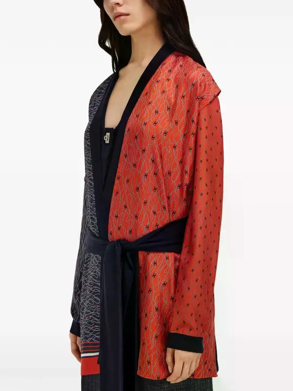 FERRAGAMO Pure Wool And Silk Cardigan