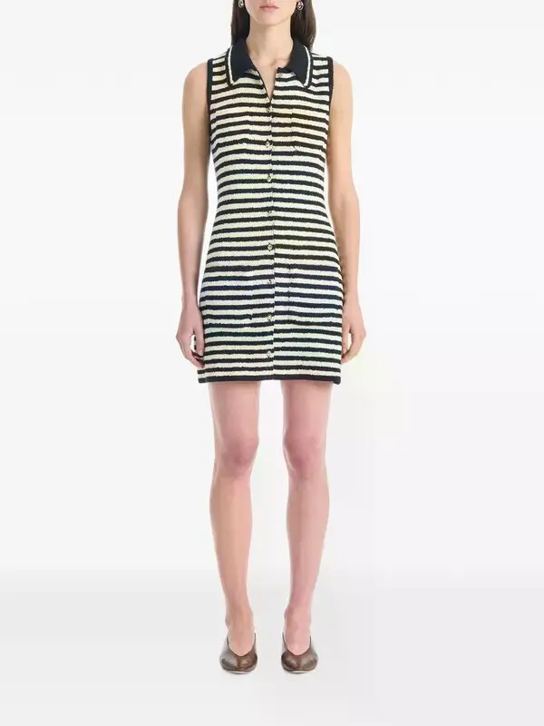 Altuzarra Mamie Striped Knit Mini Dress