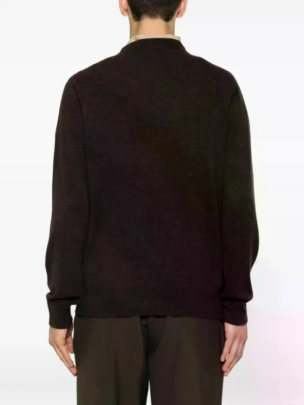 Sandro Round-collar Long-sleeve Sweater