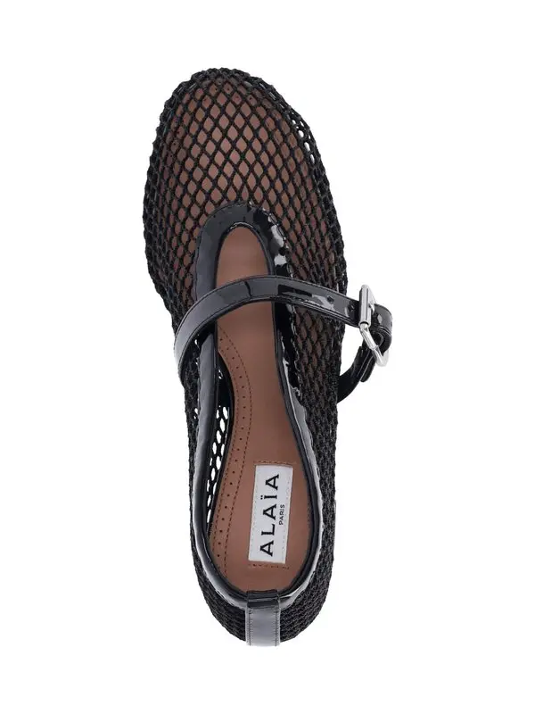 Alaïa Mary-jane Mesh Pumps