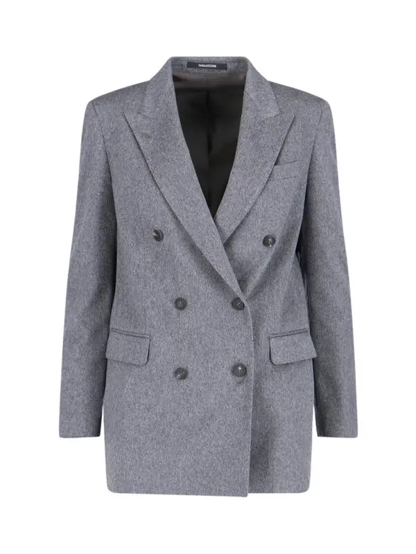 Tagliatore Cashmere Double-breasted Blazer