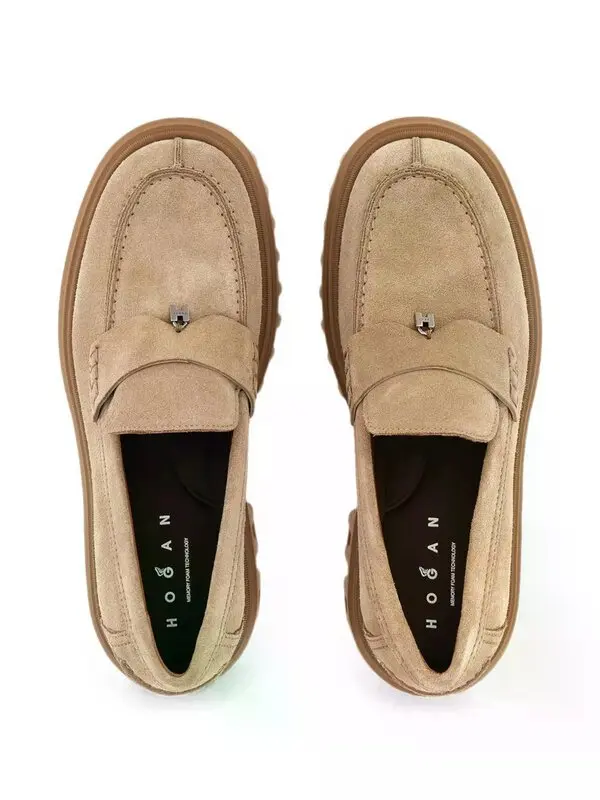 Hogan H700 Lug-sole Loafers