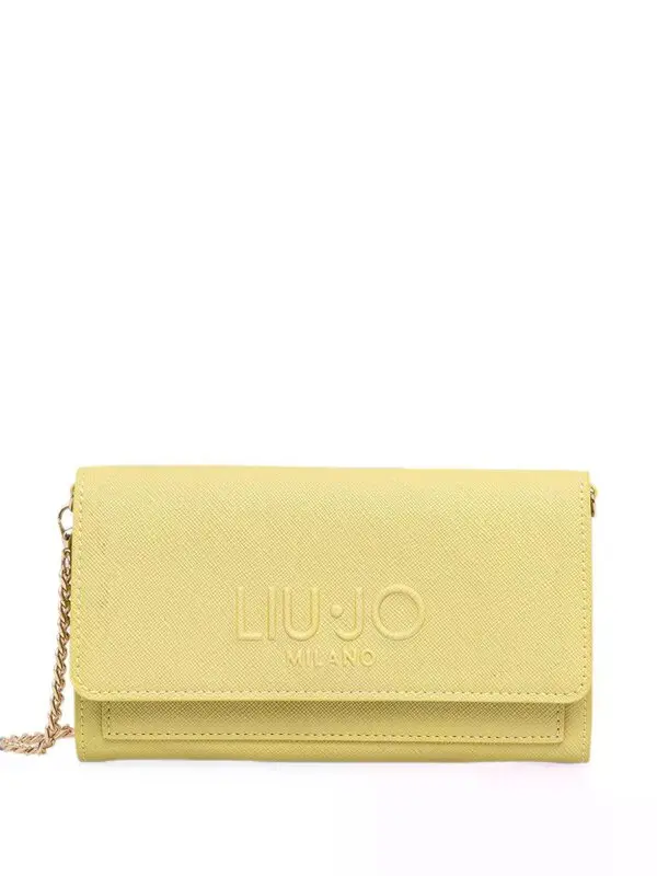 Liu Jo Embossed Chain Wallet - Yellow