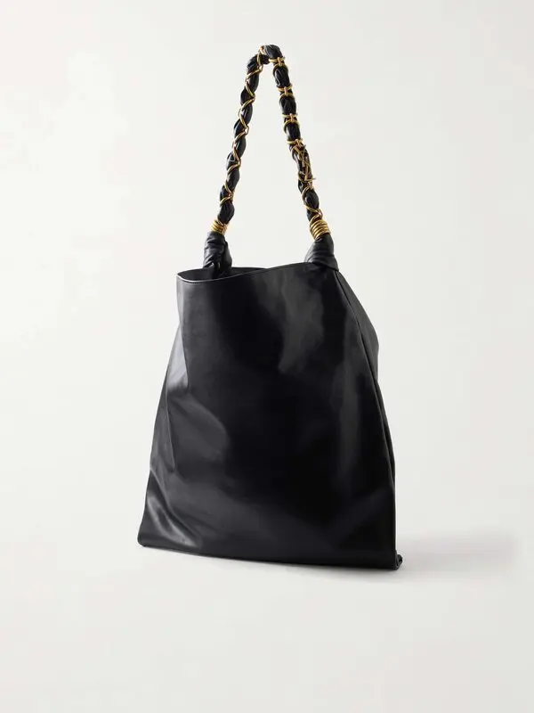 Saint Laurent Amalia Leather Shoulder Bag