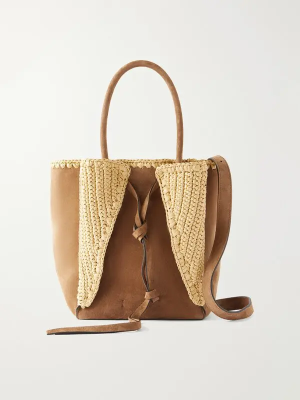 Gabriela Hearst Marija Small Suede Tote - Brown