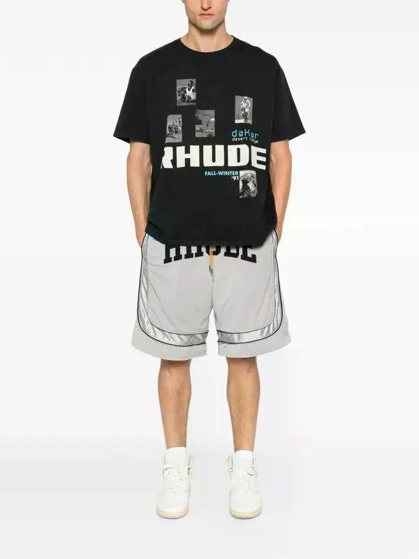 Rhude Logo-print Graphic-print T-shirt