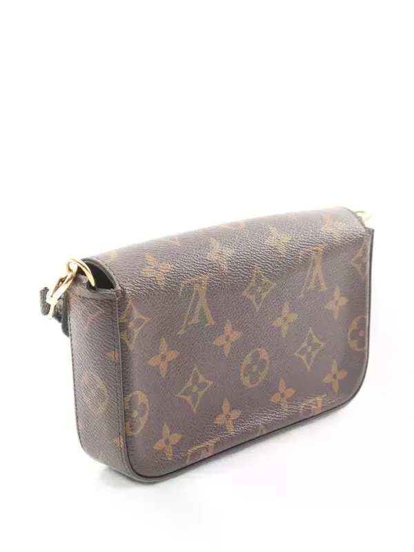 LOUIS VUITTON 2021 Felicie Strap & Go Bag Clutch Bag - Brown