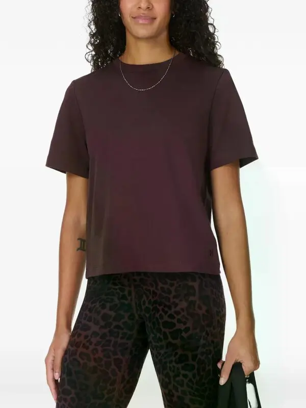 Sweaty Betty Elevated Logo-embroidered T-shirt
