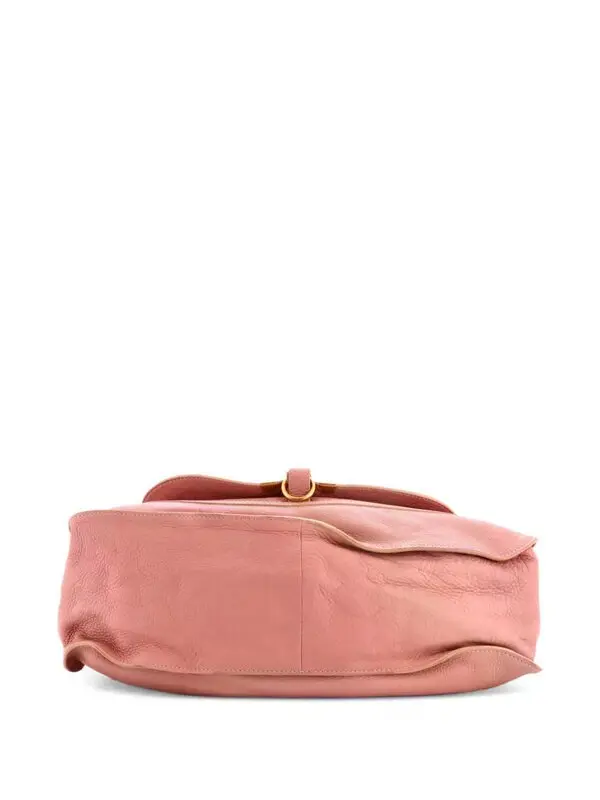 Chloé Marcie Leather Shoulder Bag - Pink