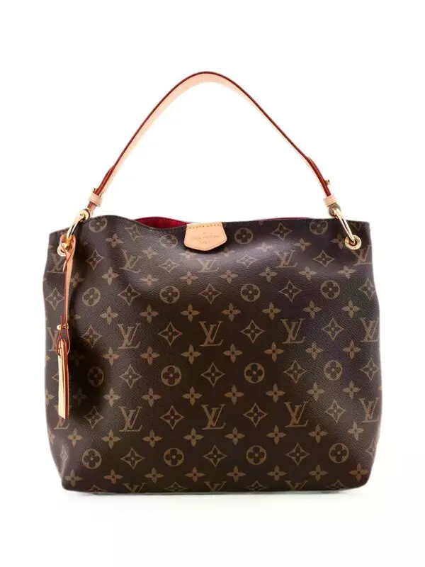 LOUIS VUITTON Graceful Handbag Monogram Canvas Pm Hobo Bag