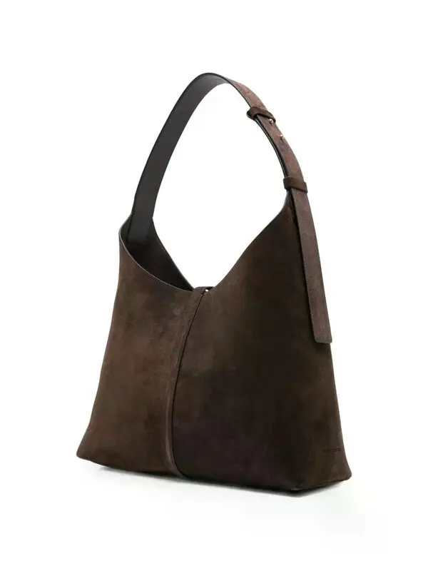 Strathberry Suede Shoulder Bag - Brown
