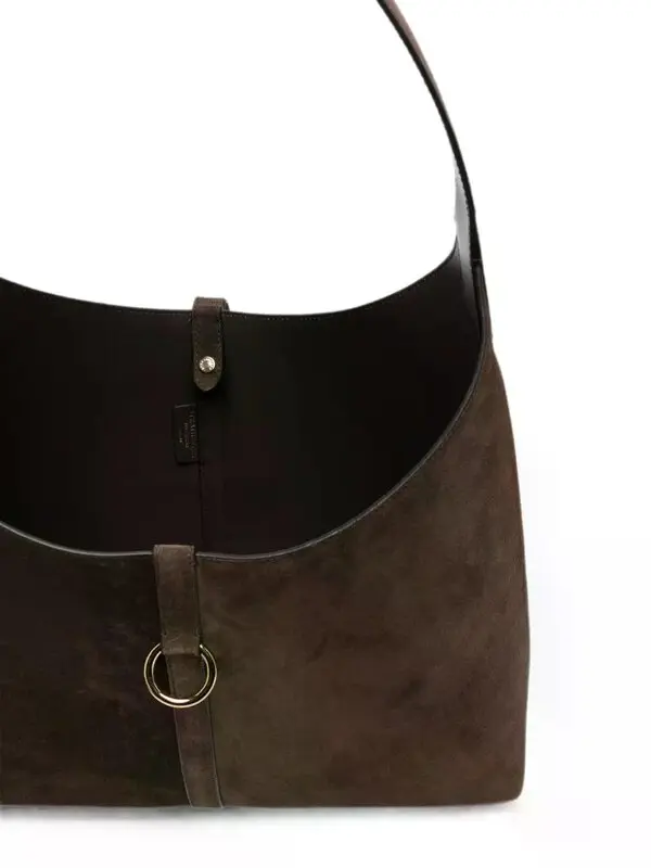 Strathberry Suede Shoulder Bag - Brown