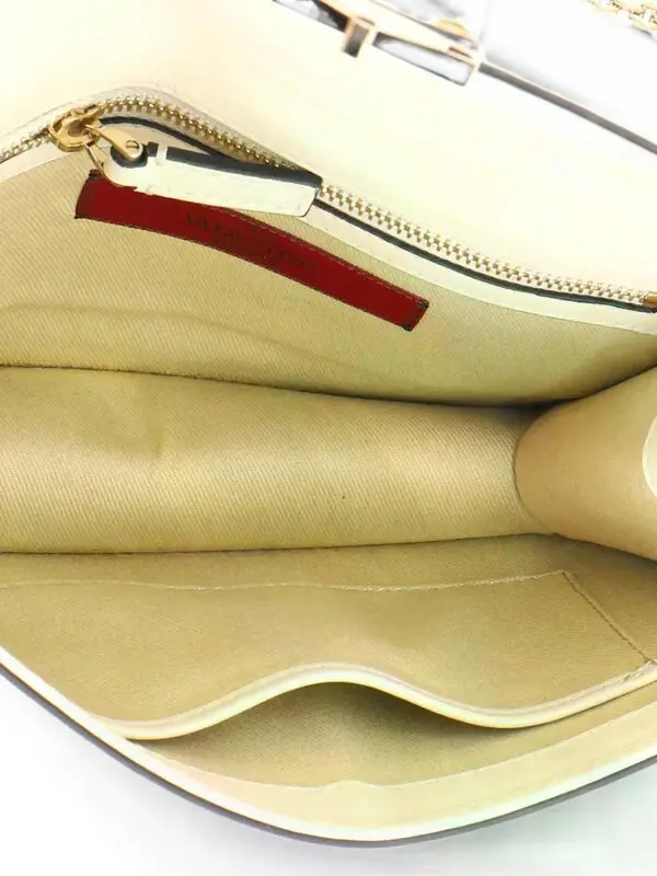 Valentino Garavani Glam Lock Leather Small Shoulder Bag