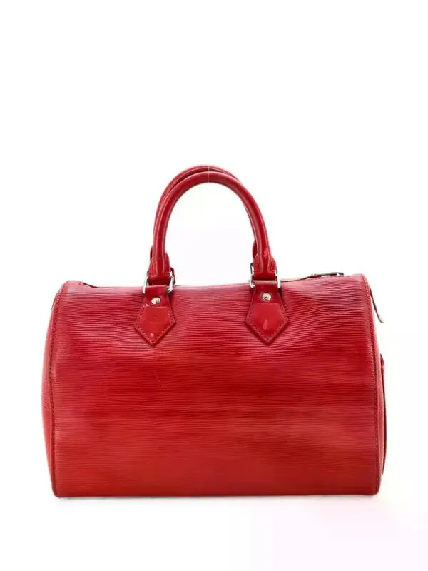 LOUIS VUITTON Speedy Handbag Epi Leather 25 Satchel
