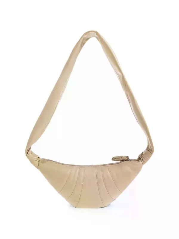 LEMAIRE Small Croissant Knotted Leather Shoulder Bag